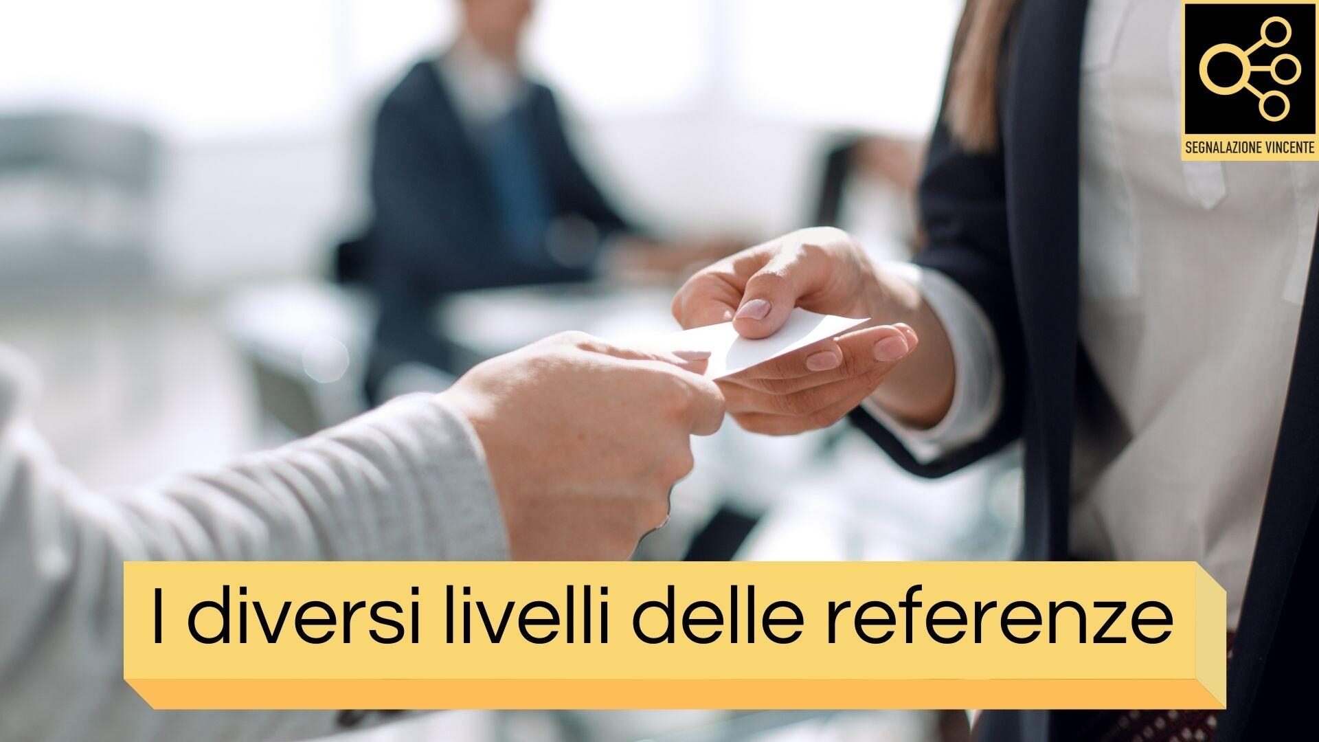 I livelli delle referenze relazionali marketing